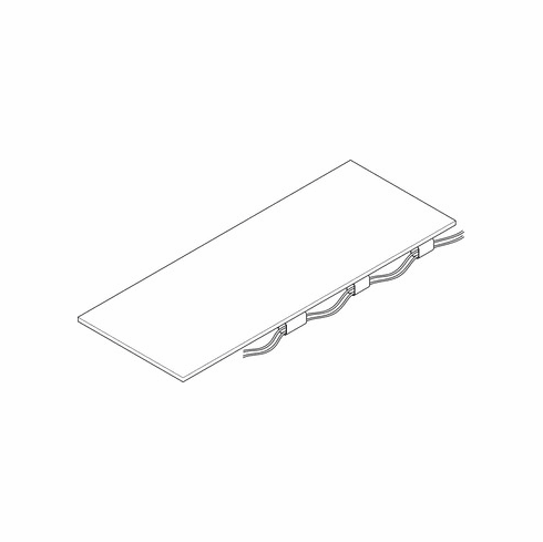 Hafele Cable Trunking, Single J, Black 2438 mm (96") with self adhesive ...