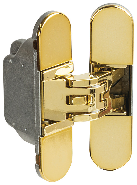 Hafele Door Hinge, Startec H2 Polished gold, left-hand or right-hand ...