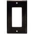 Decora Style Wall Plate, Black, by Hardware Resources ...