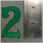 iStitch Tackle Twill Numbers | No Sew Twill Numbers | Iron On