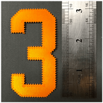 iStitch Tackle Twill Numbers | No Sew Twill Numbers | Iron On