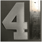 iStitch Tackle Twill Numbers | No Sew Twill Numbers | Iron On