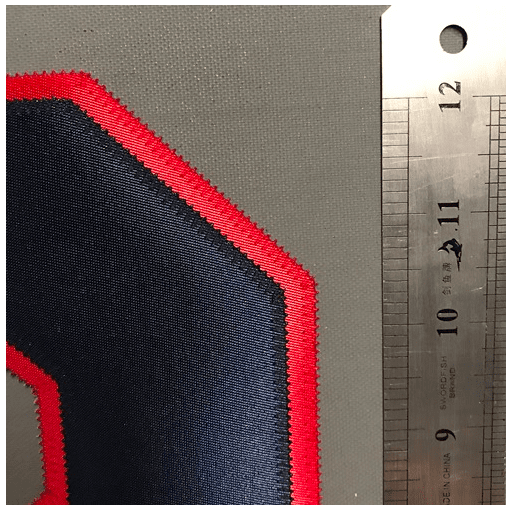 Homegrown iStitch 2 Color 12 inch Tackle Twill Numbers | Two Layers No Sew