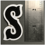 iStitch Tackle Twill Letters | No Sew Twill Letters | Iron On