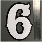 iStitch Tackle Twill Numbers | No Sew Twill Numbers | Iron On