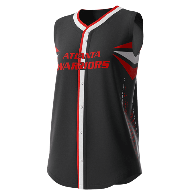 Sublimated Button Down Softball Vest | Chromagear JS98W | Design Online