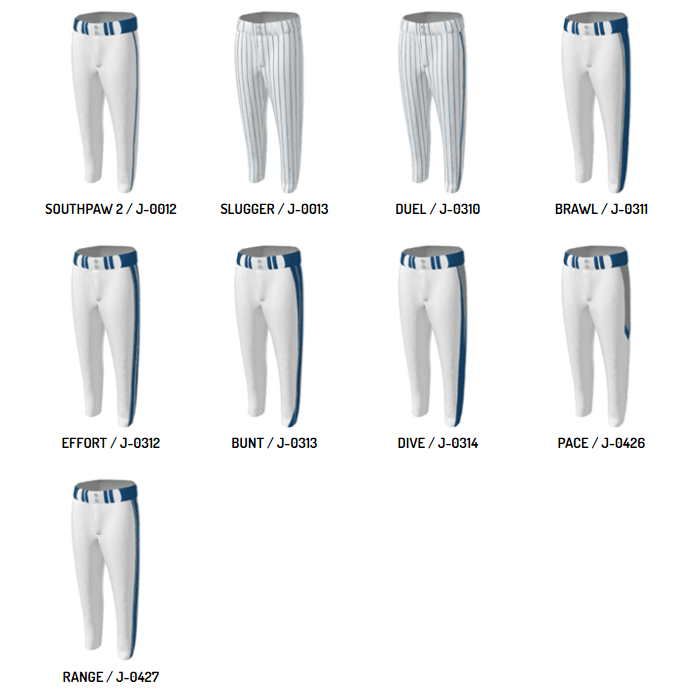 Juice Sublimated Baseball Pants | JBP6 Tapered | Tailored Fit