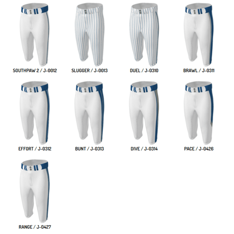 Juice Sublimated Knicker Baseball Pants | JBP7 Knee Length Cut