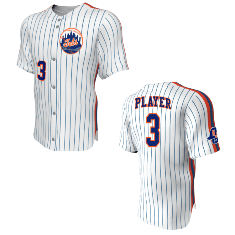 Sublimated Button Up Baseball Jerseys | Juice JBS6.9 | Loose or Fitted