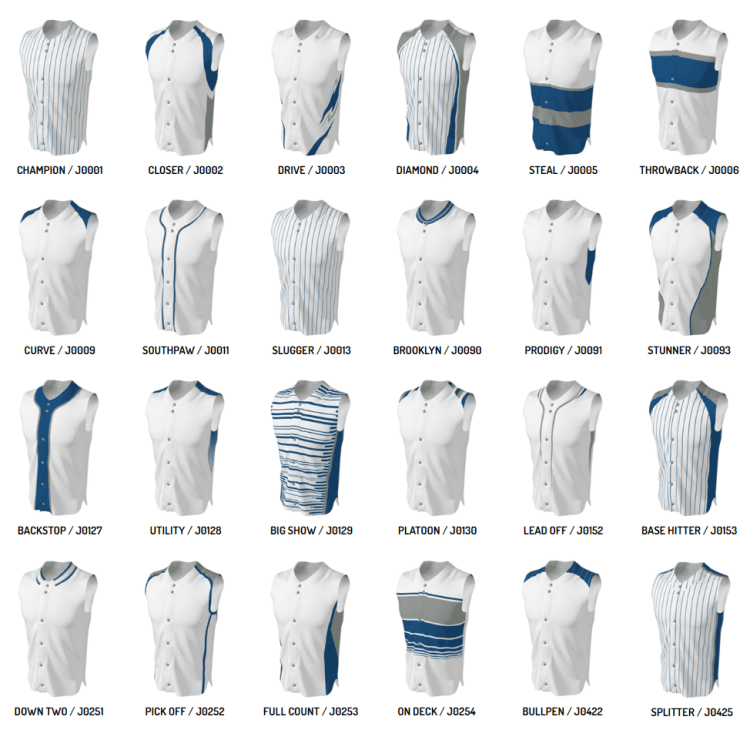 Sublimated Baseball Vest | Juice JBS8 | Sleeveless Loose Cut