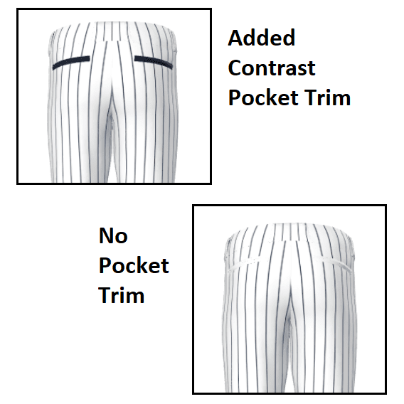 Juice Sublimated Baseball Pants | Tall Pinstripe | Long Adjustable Inseam