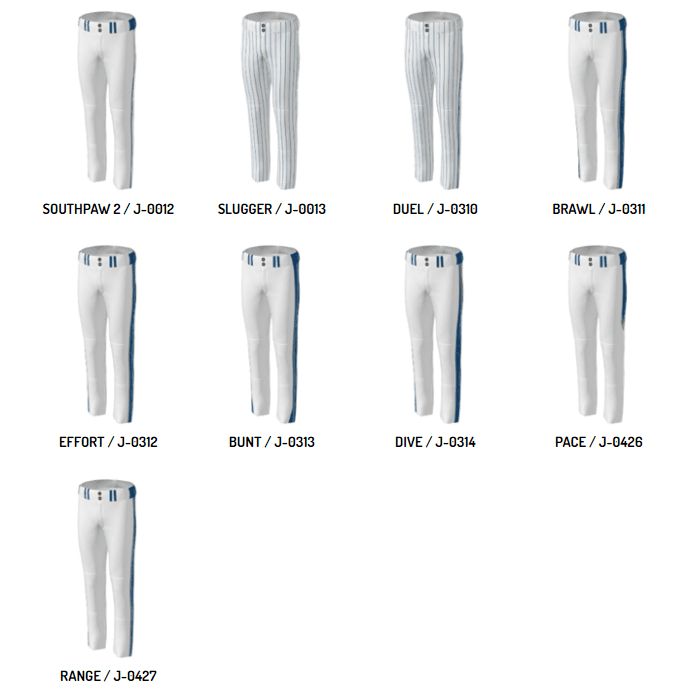 Juice Sublimated Baseball Pants | Tall Pinstripe | Long Adjustable Inseam