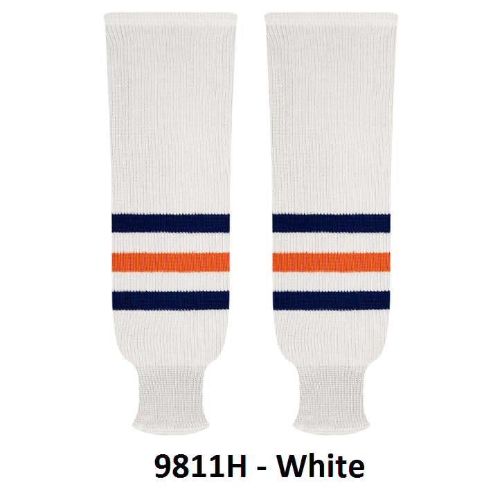 Edmonton Oilers Knit Hockey Socks | Kobe 9811H 9811A 9897R