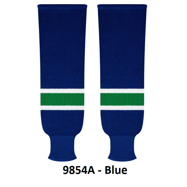 Vancouver Canucks Knit Hockey Socks | Kobe 9854A 9854H