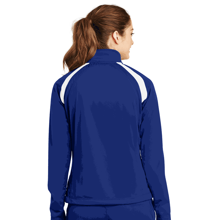 Sport-Tek LST90 Womens Brushed Tricot Track Jacket