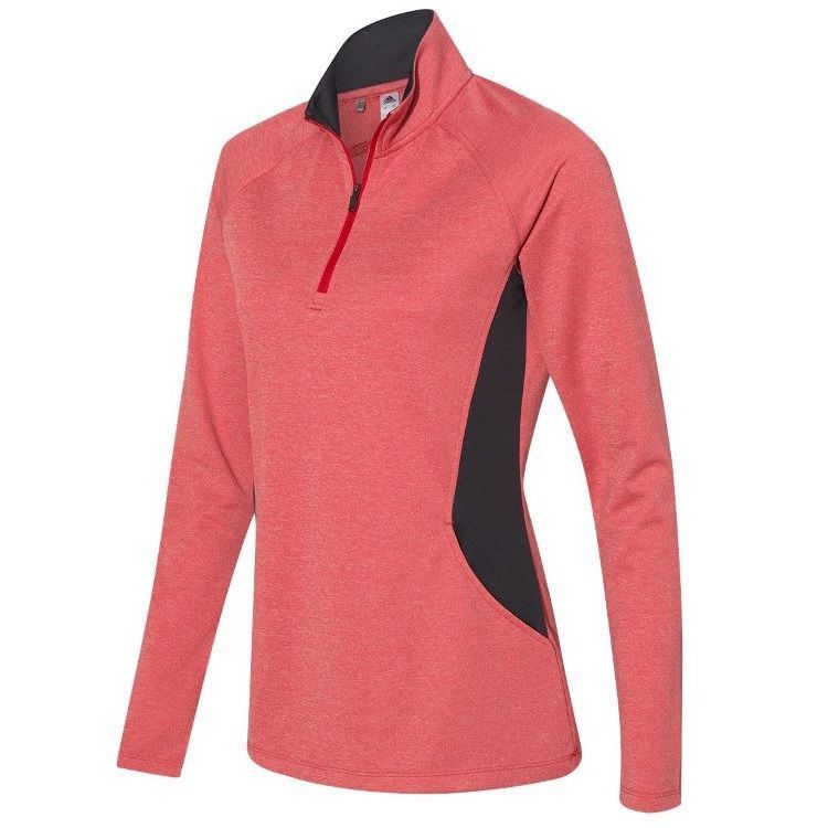 Adidas Golf UPF Pullover | Womens Adidas Golf Quarter Zip | A281