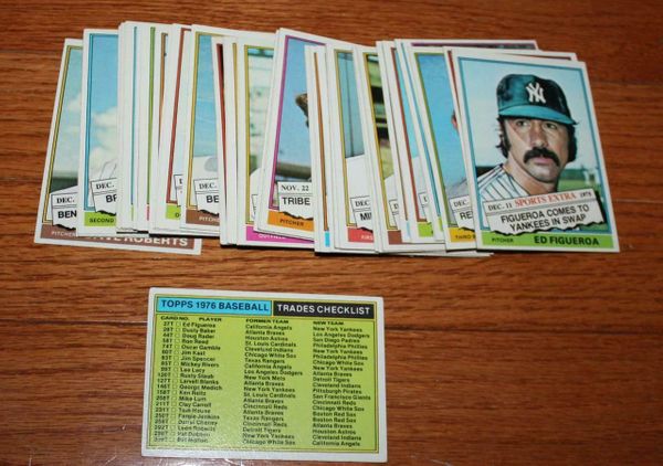 1976 Topps Traded Baseball Card Set - BASEBALL CARD SETS
