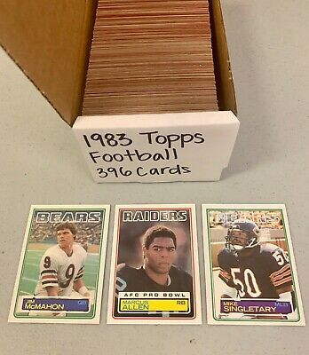 1983 Topps Football Card Complete Set - FOOTBALL CARD SETS