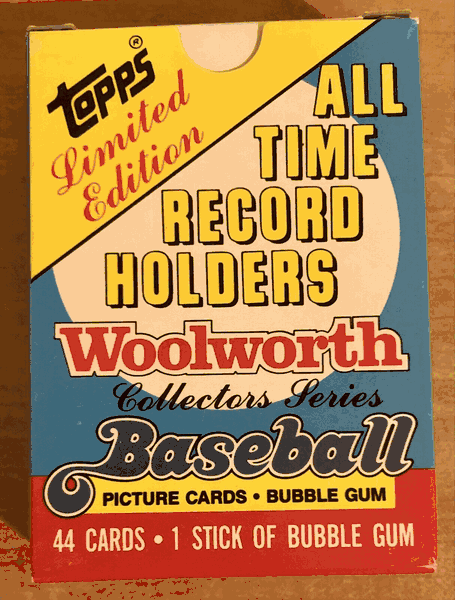 1985 TOPPS WOOLWORTH BASEBALL CARD BOX SET - BASEBALL CARD SETS