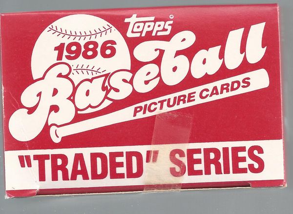 1986 Topps Traded Baseball Card Set - BASEBALL CARD SETS