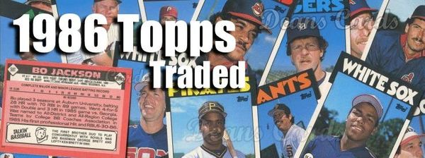 1986 Topps Traded Baseball Card Set - BASEBALL CARD SETS