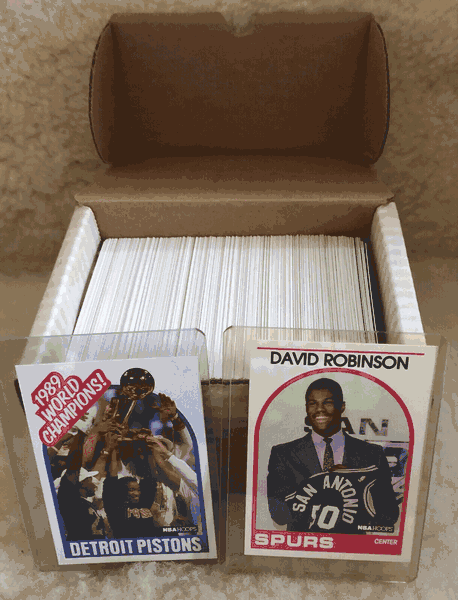 1989-90 NBA Hoops Basketball Card Complete Set - BASKETBALL CARD SETS
