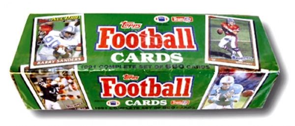 1991 Topps Football Card Factory Set - FOOTBALL CARD SETS