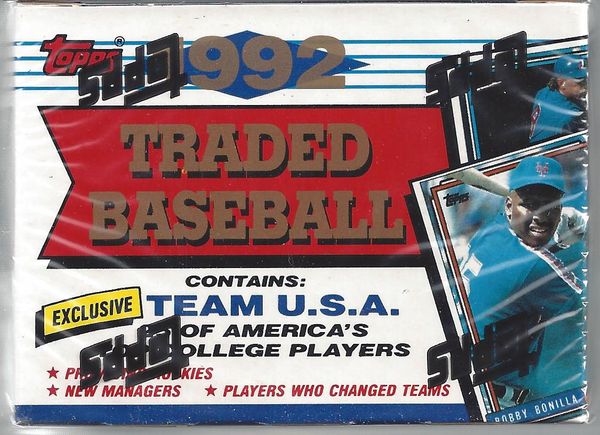 1992 Topps Traded Baseball Card Set - BASEBALL CARD SETS