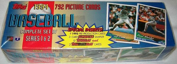 1994 Topps Baseball Card Factory Set - BASEBALL CARD SETS