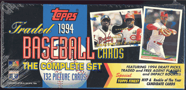 1994 Topps Traded Baseball Card Set - Baseball Card Sets