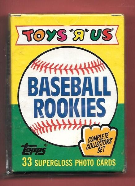 1989 TOYS"R"US BASEBALL ROOKIES COMPLETE 33 CARD SET - BASEBALL CARD SETS
