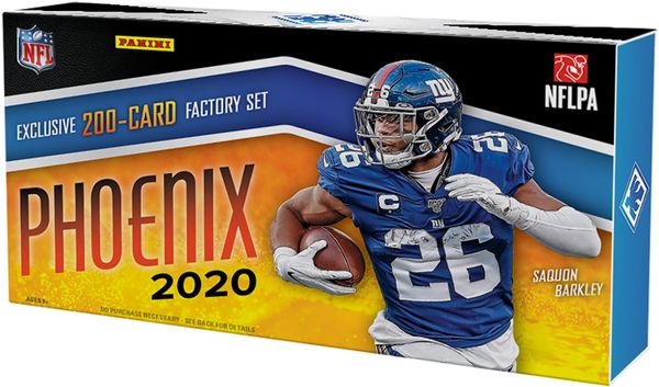 2020 Panini Phoenix Football Card Factory Set - FOOTBALL CARDS