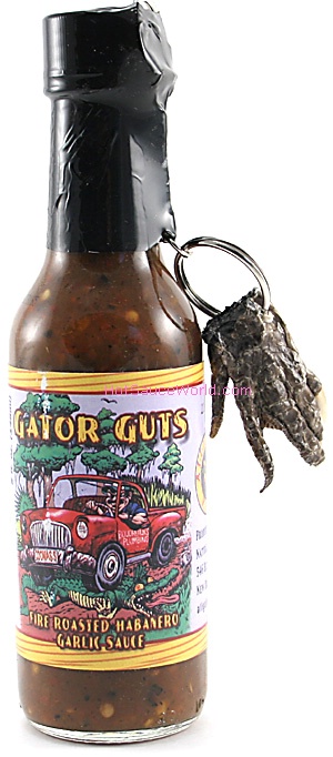 Gator-Guts Fire Roasted Habanero & Garlic Hot Sauce