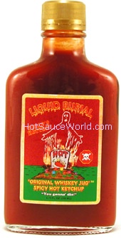 Liquid Burial World's Hottest Ketchup, 10oz.