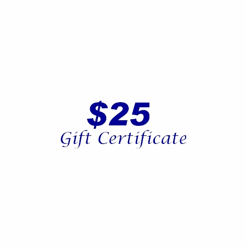 $25 Gift Certificate