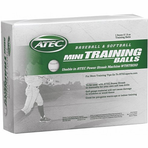 ATEC Balls WTAT60300 White Mini Balls for Power Streak Machine