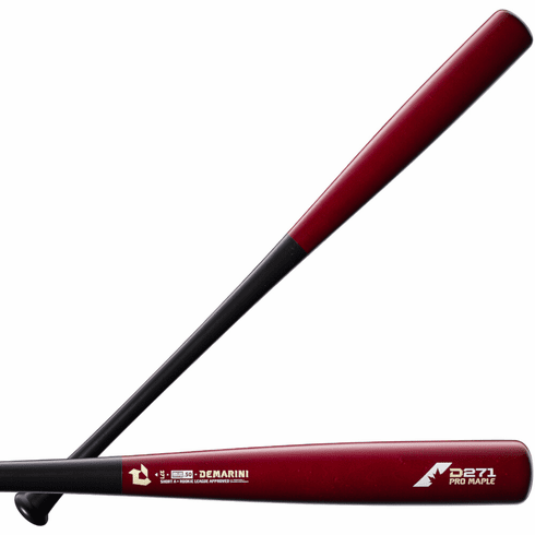 DeMarini D271 Adult Pro Maple BBCOR Wood/Composite Baseball Bat WBD2371010