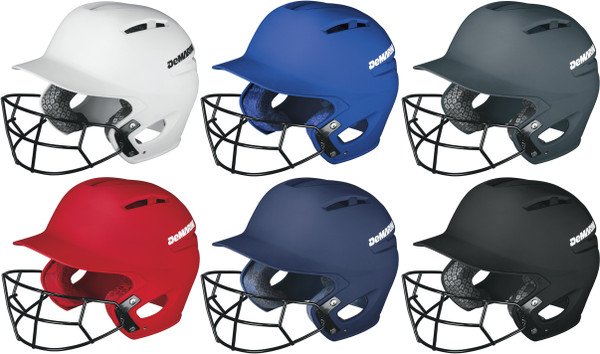 DeMarini Paradox WTD5413 Protective Batting Helmet with Baseball Facemask