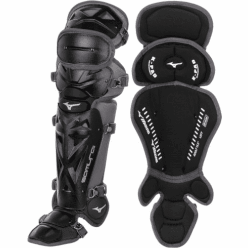 Mizuno Samurai 380409 Intermediate 15.5 Inch Baseball Leg Guards