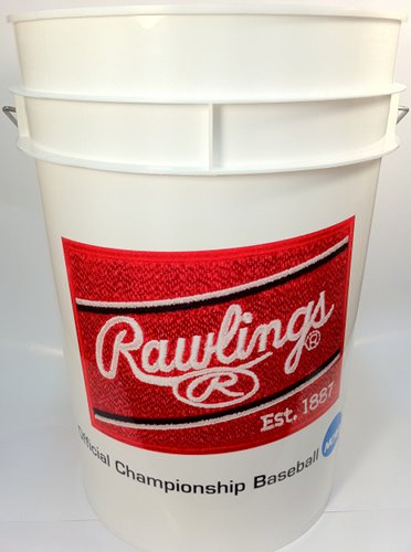 Rawlings Bucket Combo - FPLOGOCOMBO - HQ4Sports Logo Bucket with 2 ...