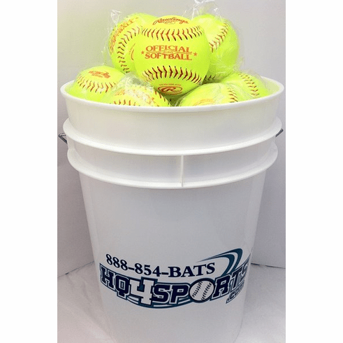 Rawlings Bucket Combo - FPLOGOCOMBO - HQ4Sports Logo Bucket with 2 ...