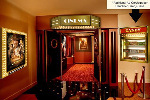 Hollywood Marquee Home Cinema Sign