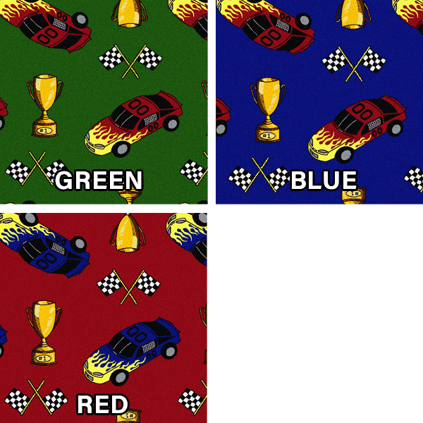 Checkered Flag Carpet Sample