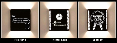 Custom Spotlight Home Theater Wall Sconce