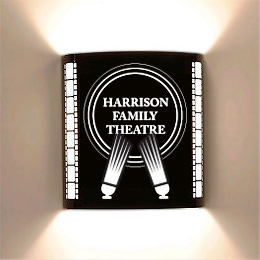 Custom Spotlight Home Theater Wall Sconce
