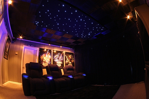 Fiber Optic Star Ceiling Tiles