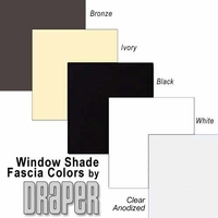 Draper Room Darkening Shade 109-120" Wide Manual FlexShade SB9000