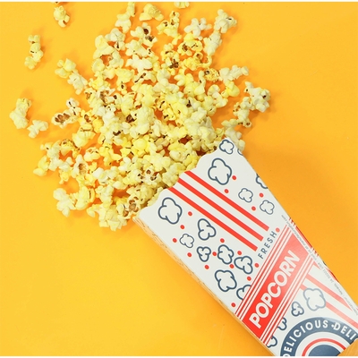 Large Open-Top Popcorn Scoop Boxes