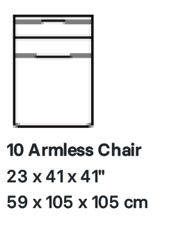 Palliser Oakley Armless Chair