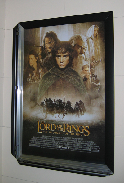 Movie Poster Frame with Snap Lock Assembled